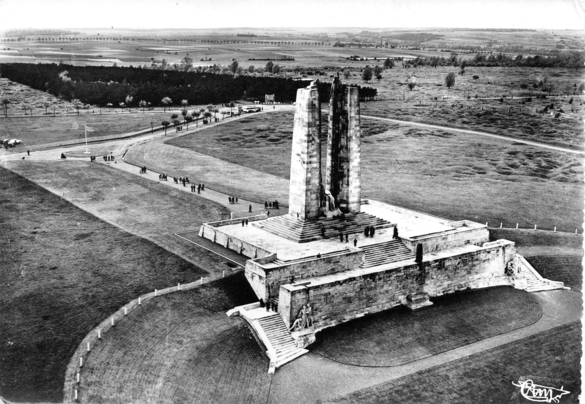 The Vimy Memorial – Old Front Line