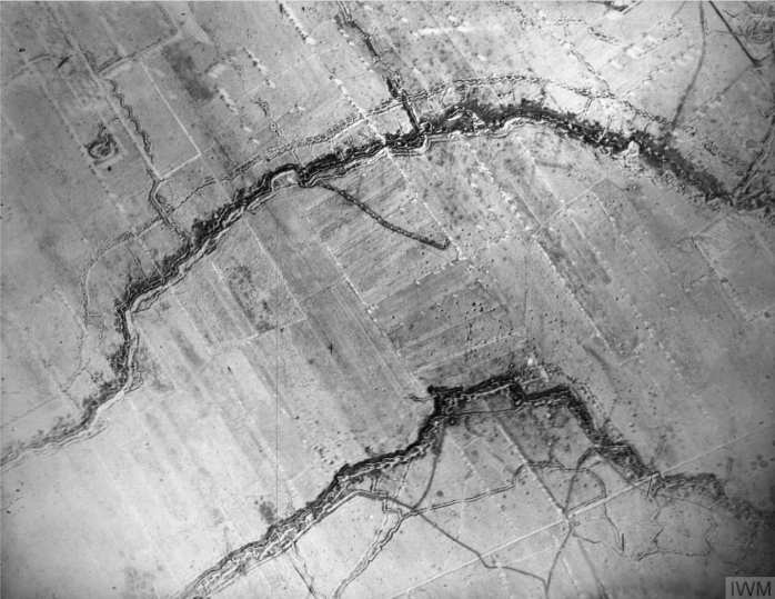 Above The Battlefield: WW1 Aerial Photography – Old Front Line